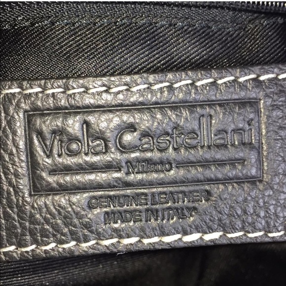 Viola Castellani | Bags | Viola Castellani Milano Made In Italy Tote ...